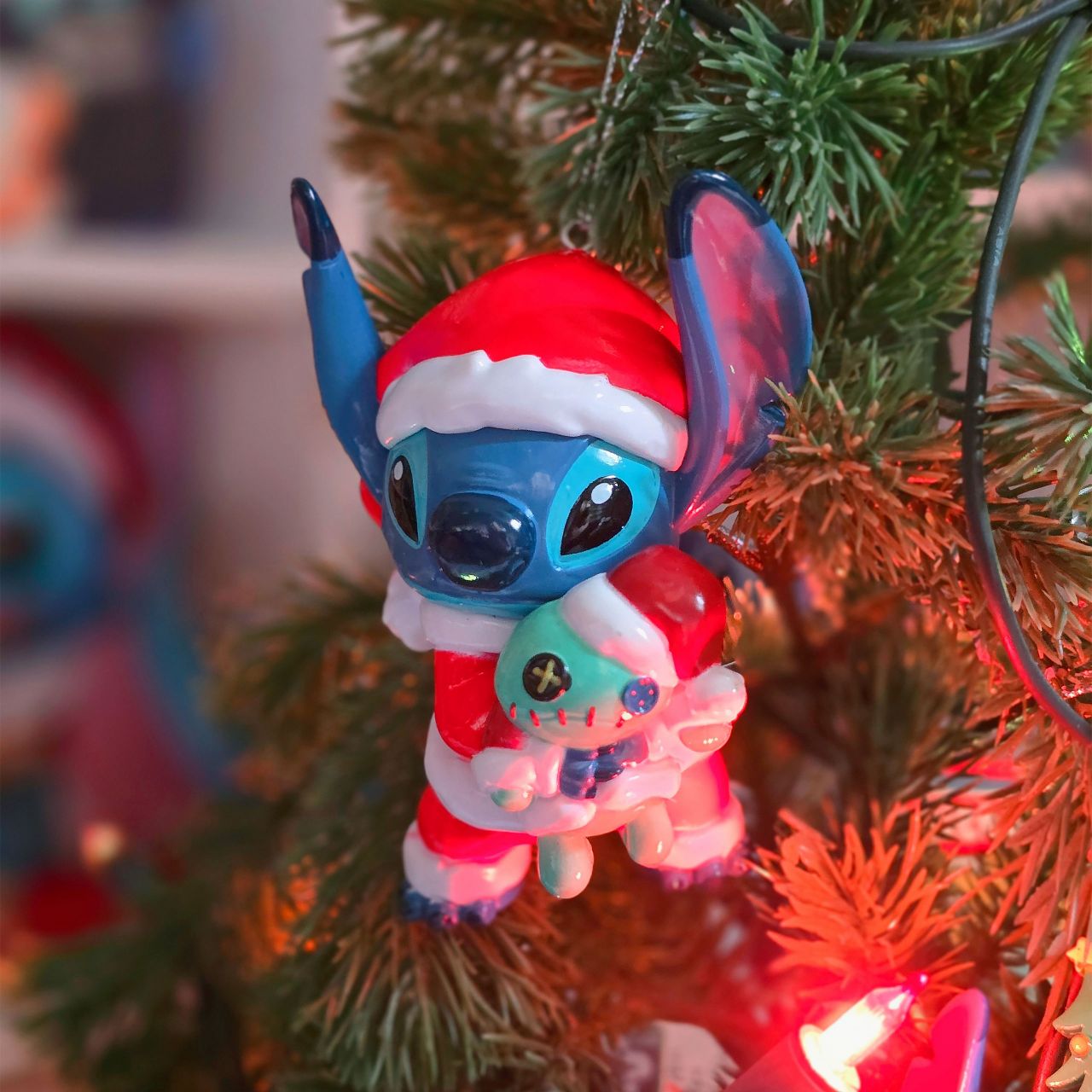 Stitch mit Schrulle Weihnachtsbaum-Schmuck - Lilo & Stitch | Elbenwald