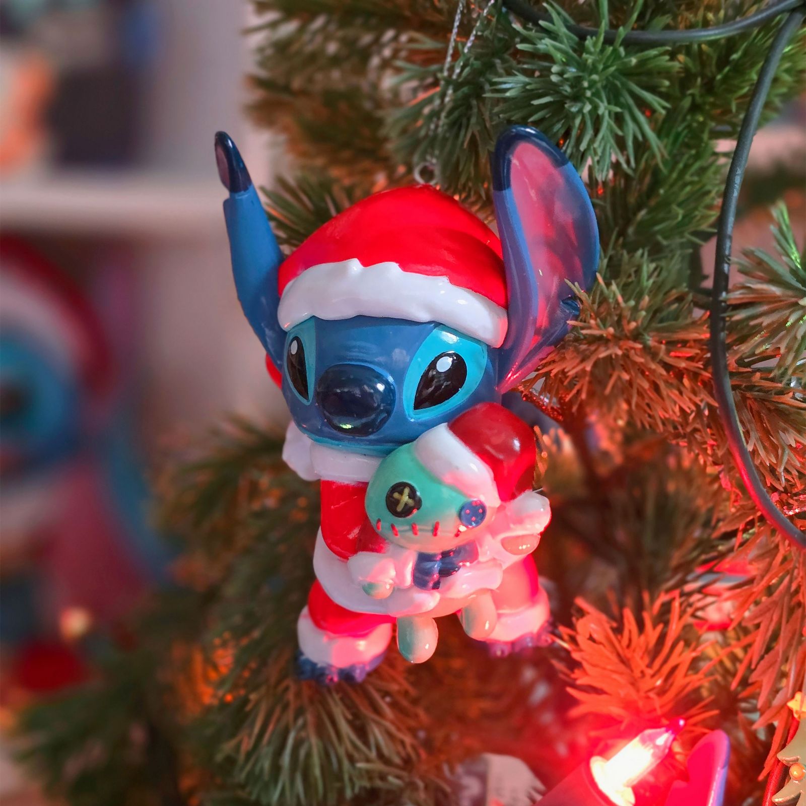 Stitch with Scrump Christmas Tree Ornament - Lilo & Stitch | Elbenwald