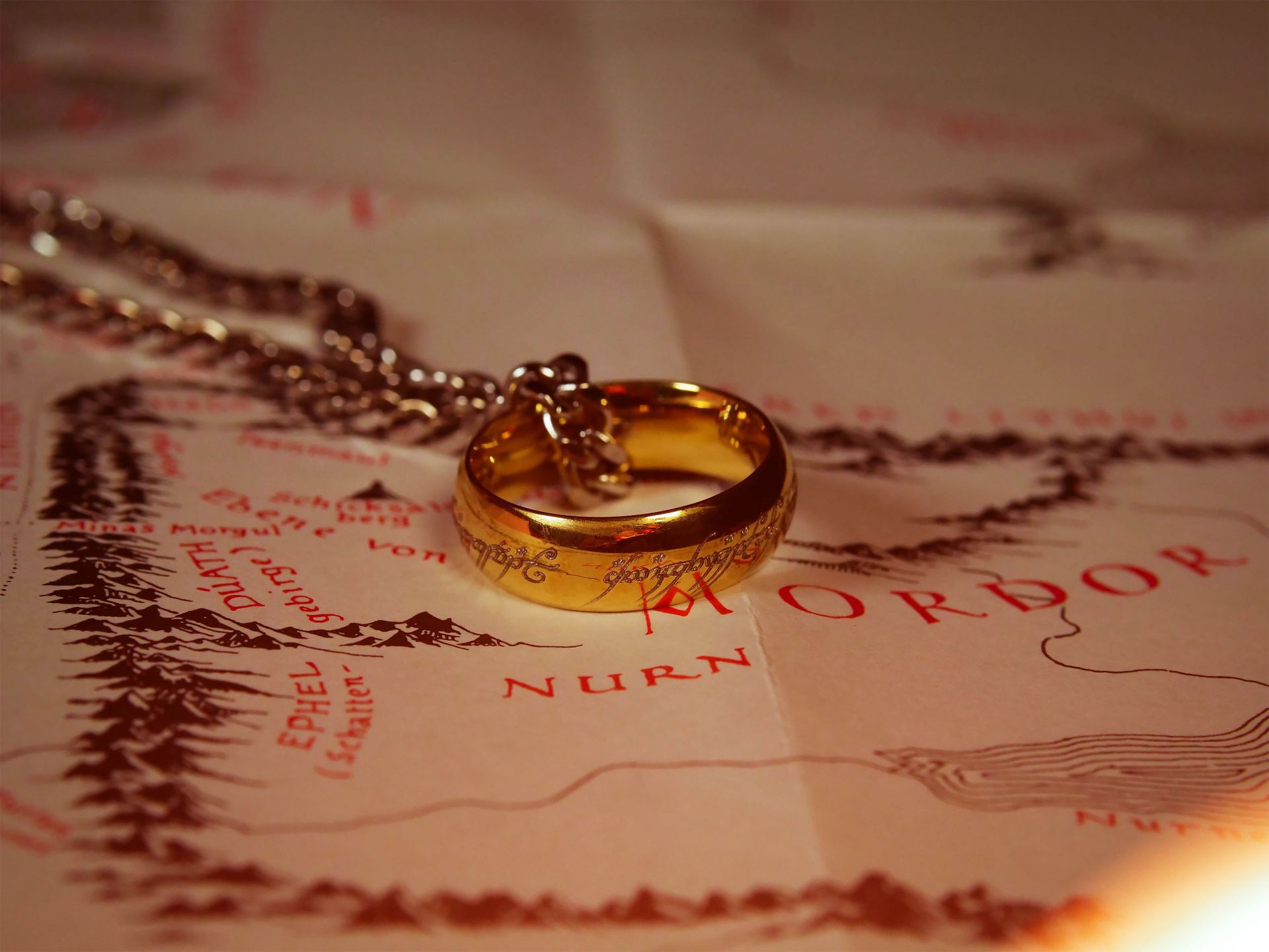 The Lord of the Rings - The One Ring on Chain | Elbenwald